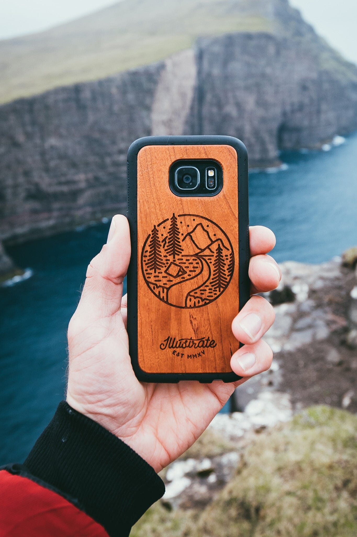 Wooden Phone Cases | Into The Wilderness Phone Case | Illustrate